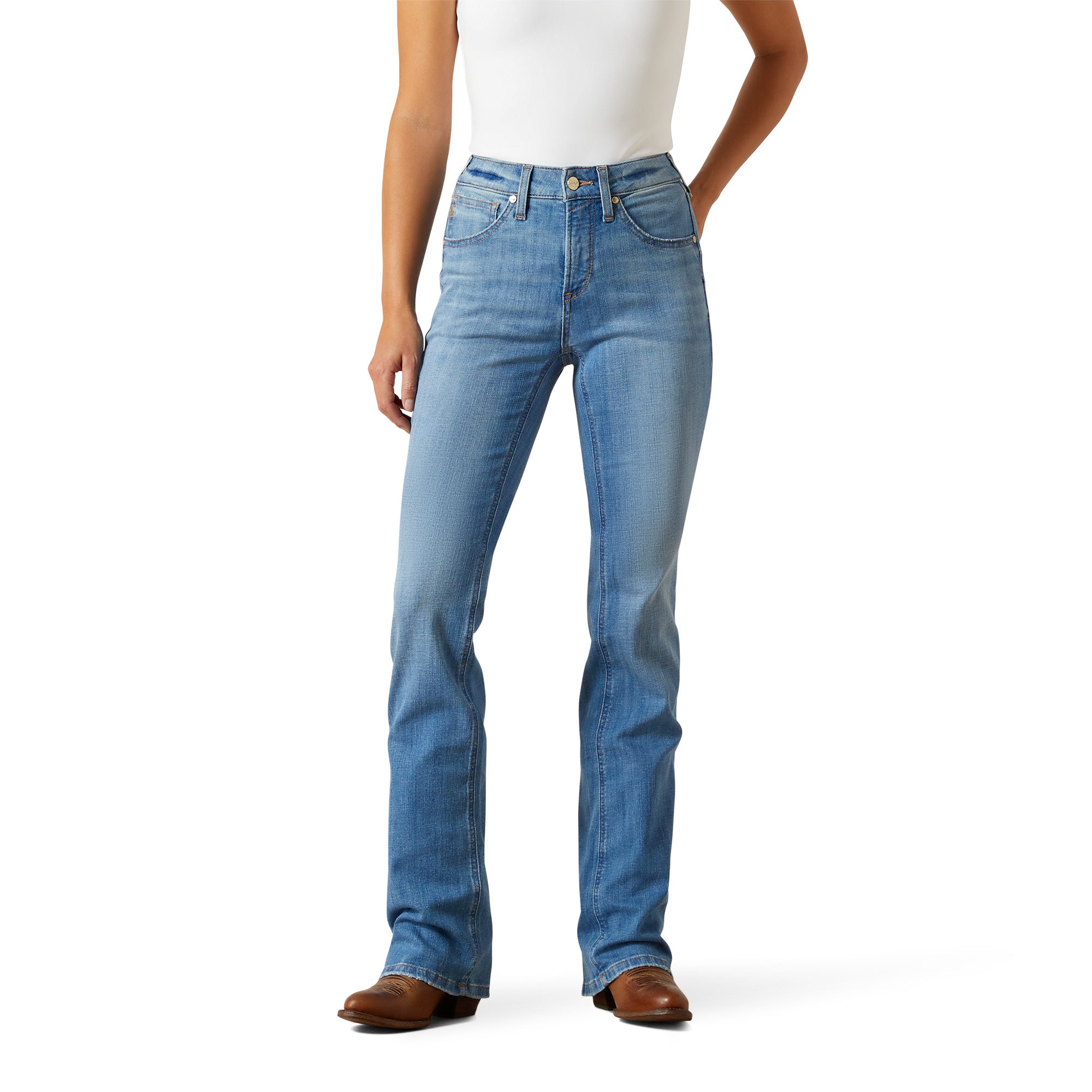 Ariat Womens High Rise Camellia Boot Cut Jeans – Texas Boot Company