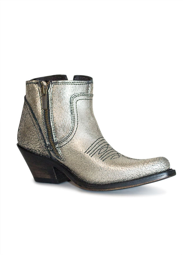 Liberty Black Croste Plantino Metalic Bootie – Texas Boot Company